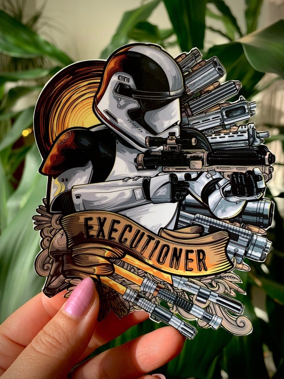 Executioner Trooper Vinyl Sticker | Etsy