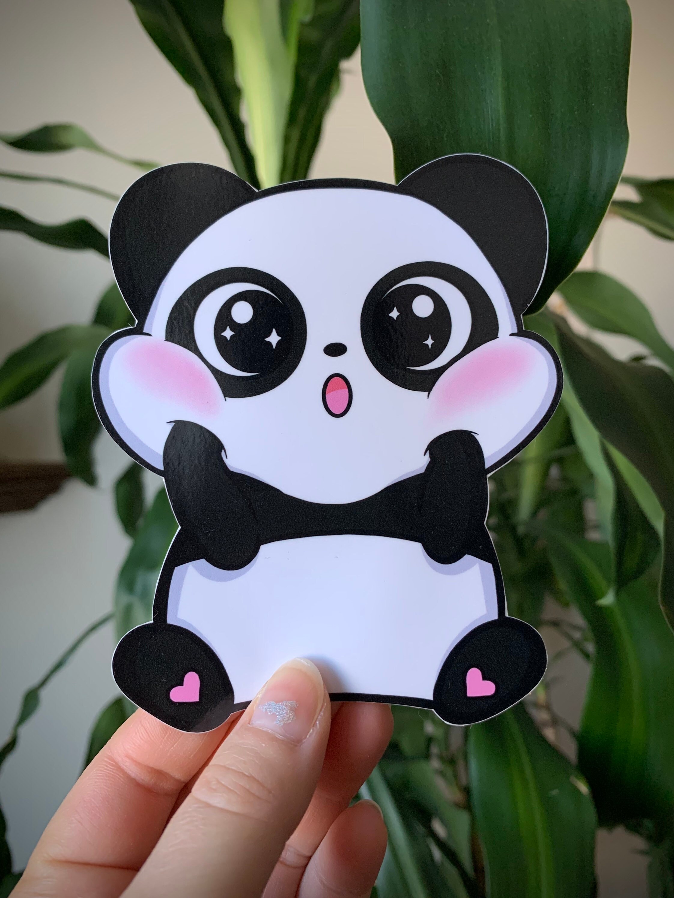 Panda Vinyl Sticker - Etsy Canada