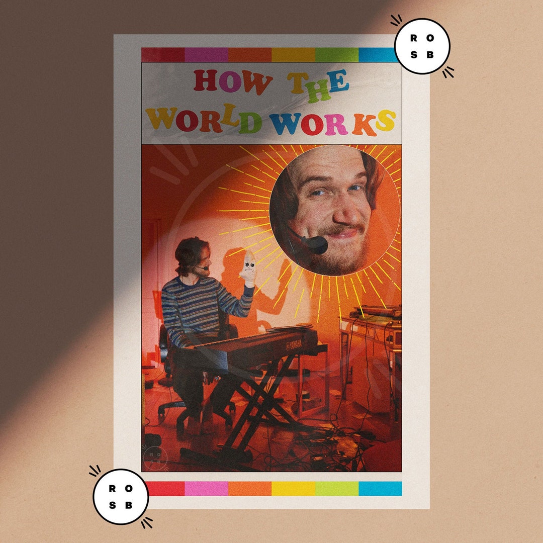 Bo Burnham Poster: How the World Works - Etsy