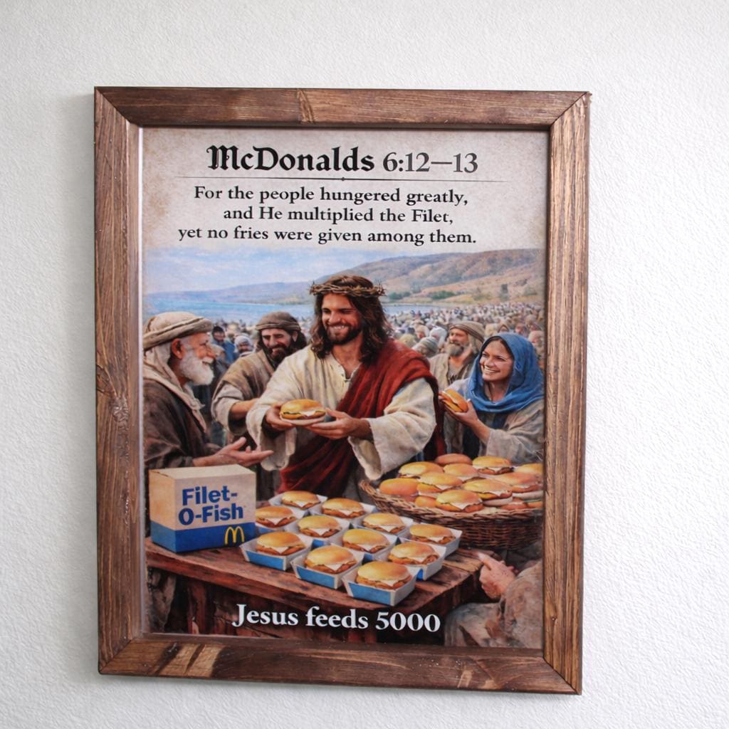 Jesus Feeds 5000 With Filet O Fish - Etsy