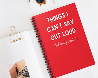 Things I Can't Say Out Loud Book - Etsy