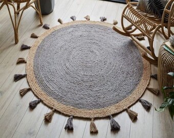 Half Moon Rug Jute - Etsy