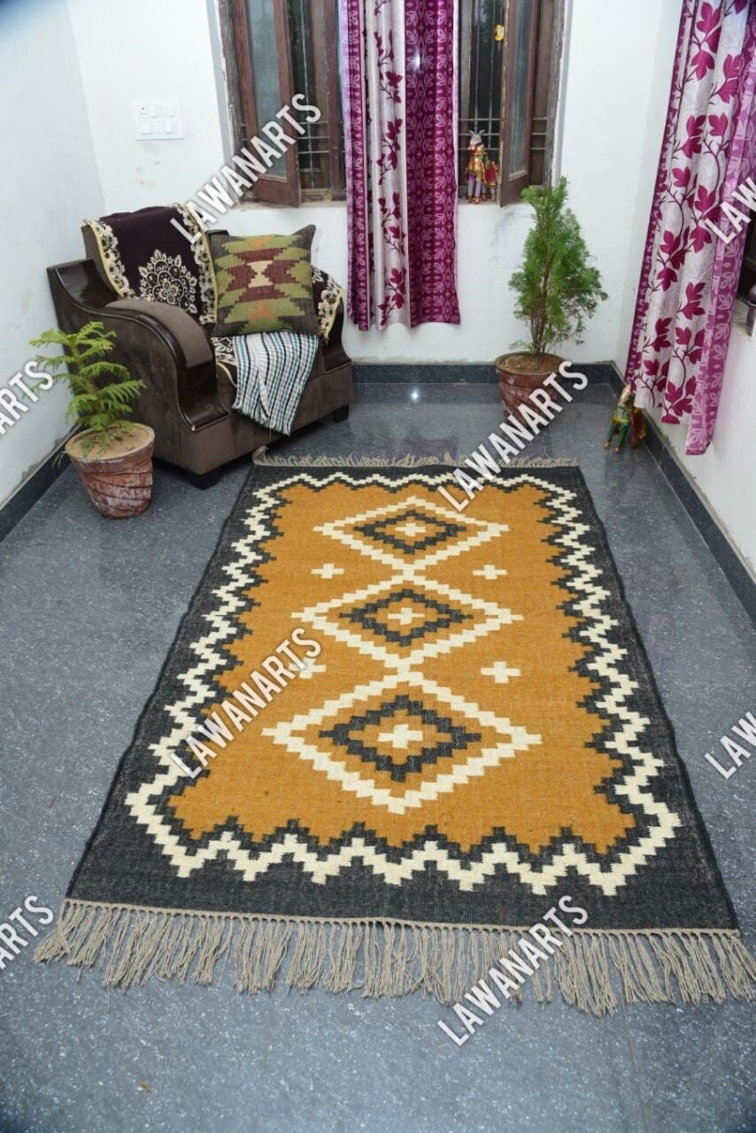 Handmade Navajo Kilim Runner Rug Aztec Rug Hallway Runner - Etsy