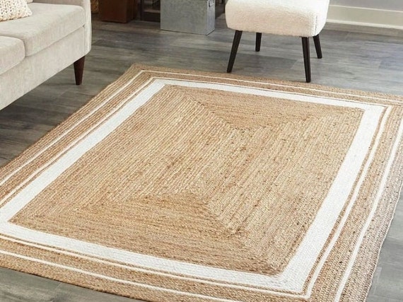 Jute Rug With Border