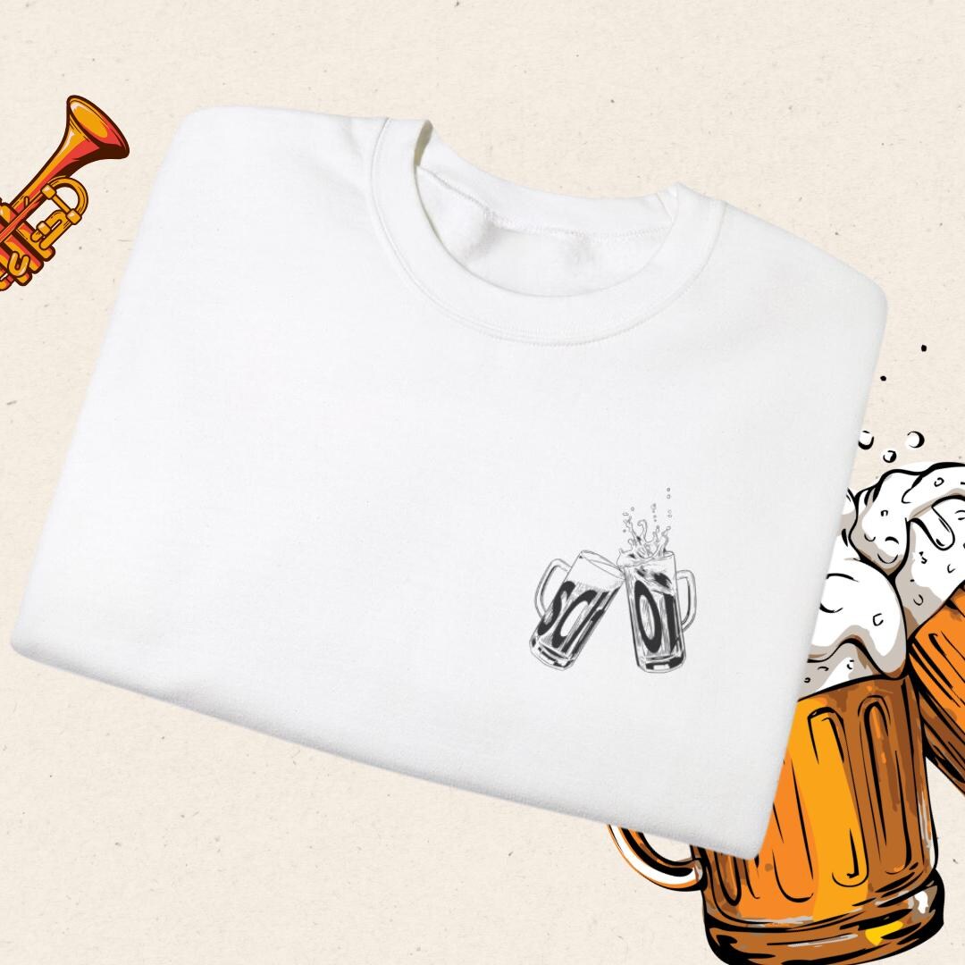 Bier Glazen Schol Sweater, Beer Cheers Sweatshirt, Foodie Gift, Dutch ...