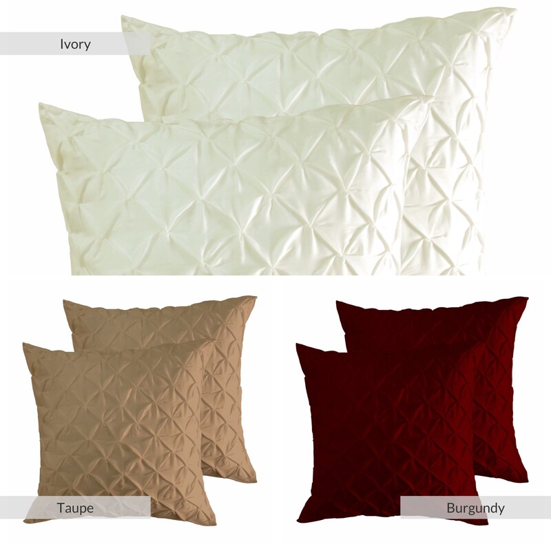 Pintuck Pillow - Etsy