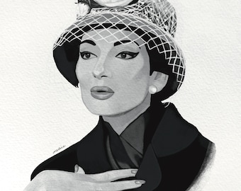 Maria Callas | Maria Callas Print | Maria Callas Poster | Maria Callas ...