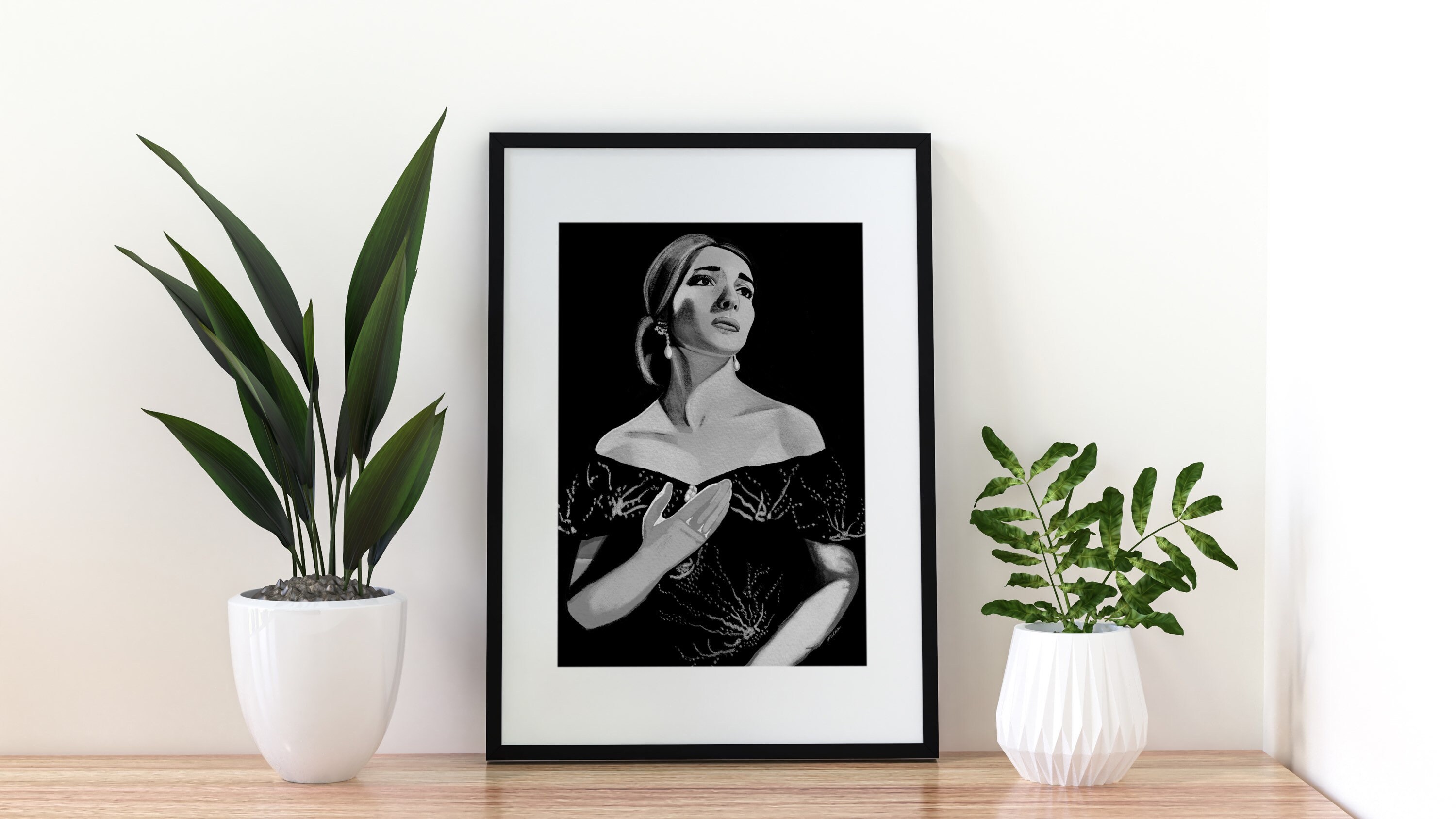 Maria Callas | Callas Print | Maria Callas Art | Maria Callas Painting ...