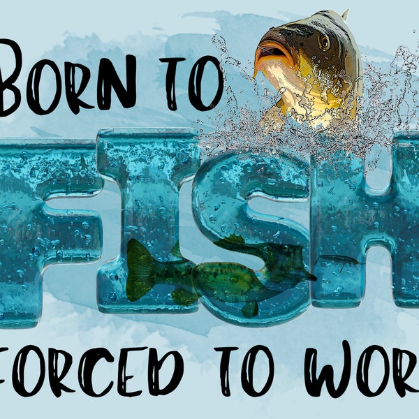 Born to Fish - Etsy