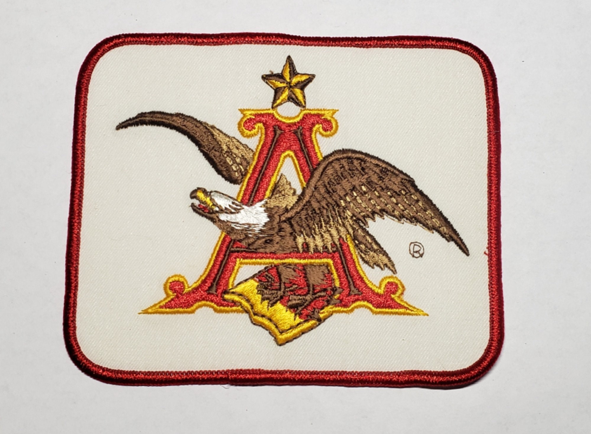 Large Anheuser-busch Logo Sew-on Vintage Patch 5.5 X 4.5 - Etsy