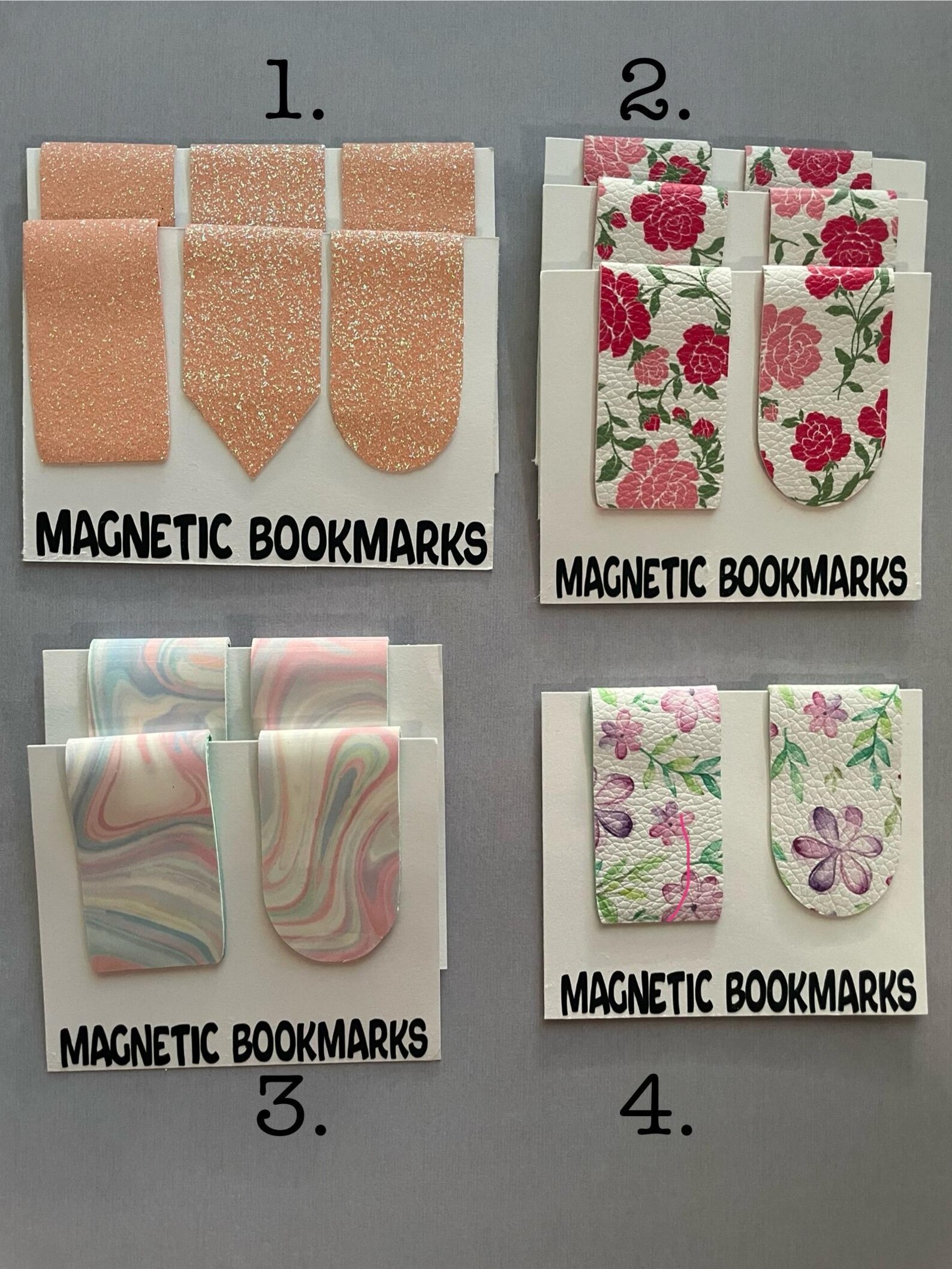 Magnetic Bookmarks - Etsy
