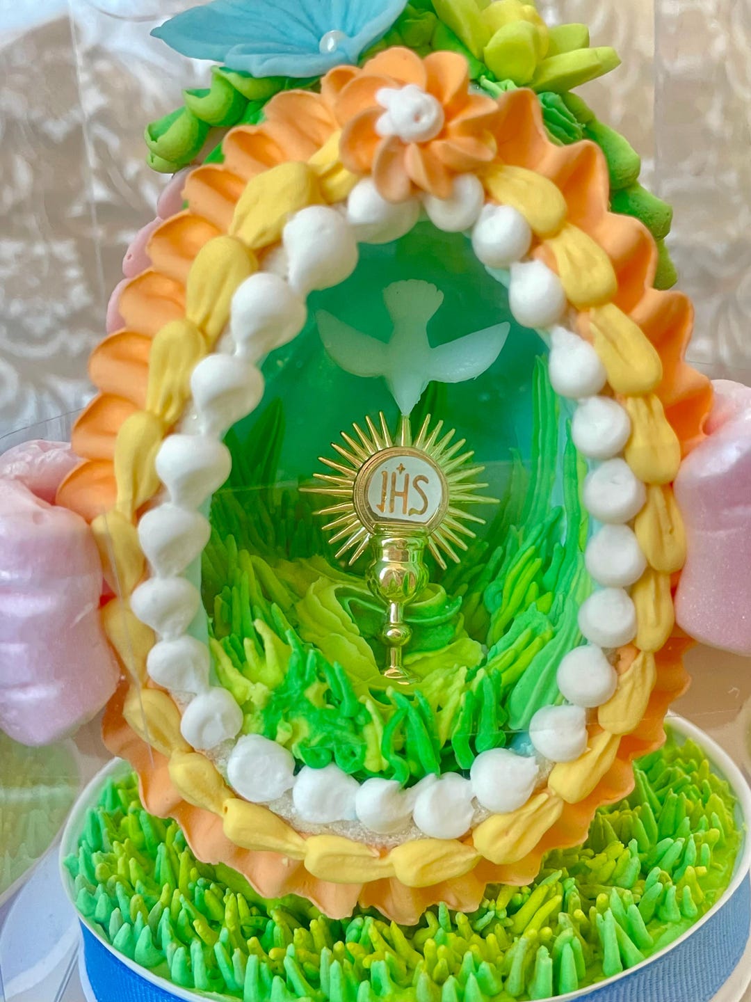 REAL Sugar Panorama Easter Eggs Hand-decorated in Old-fashioned Style ...