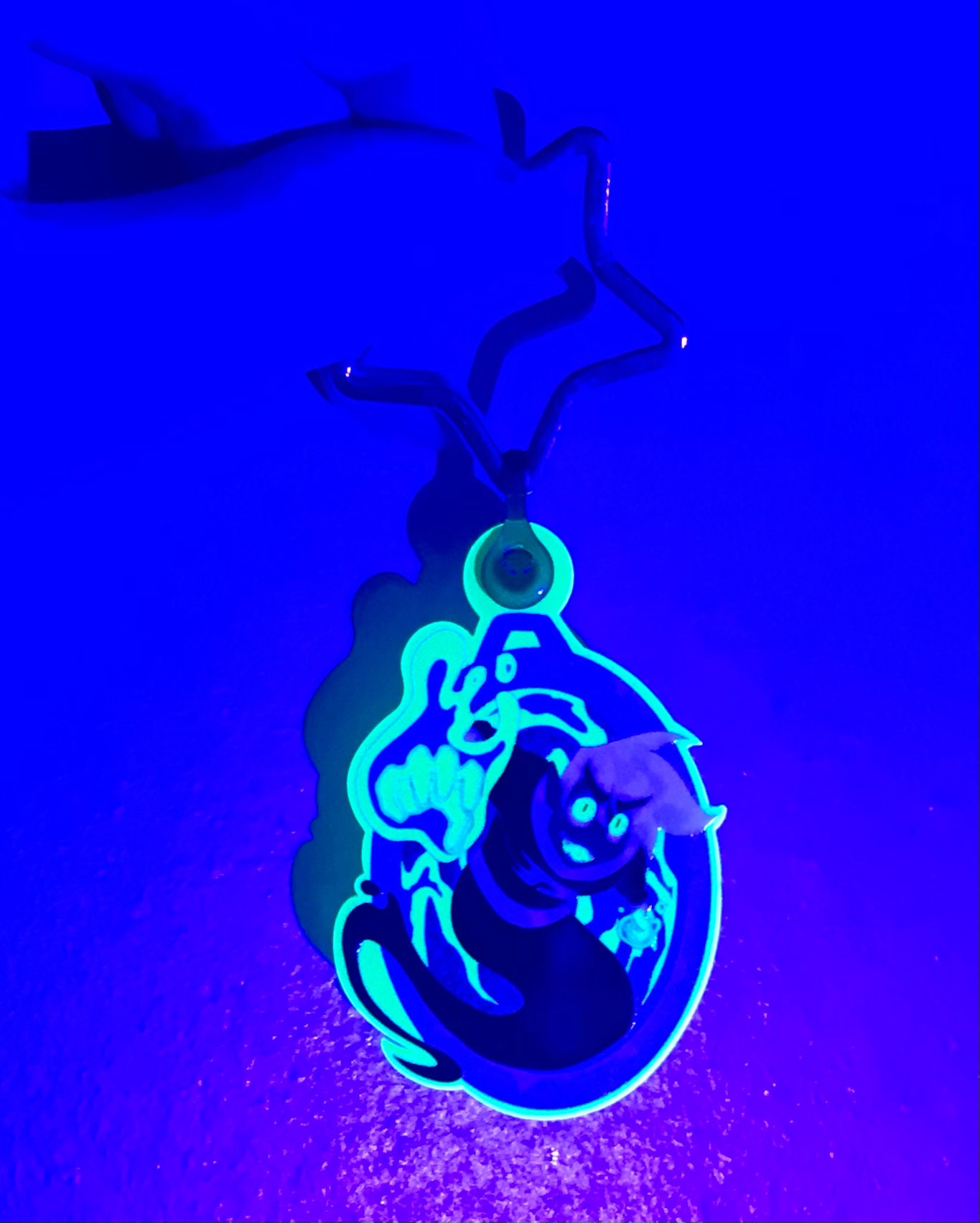 Danny Phantom Florescent Keychain - Etsy Canada