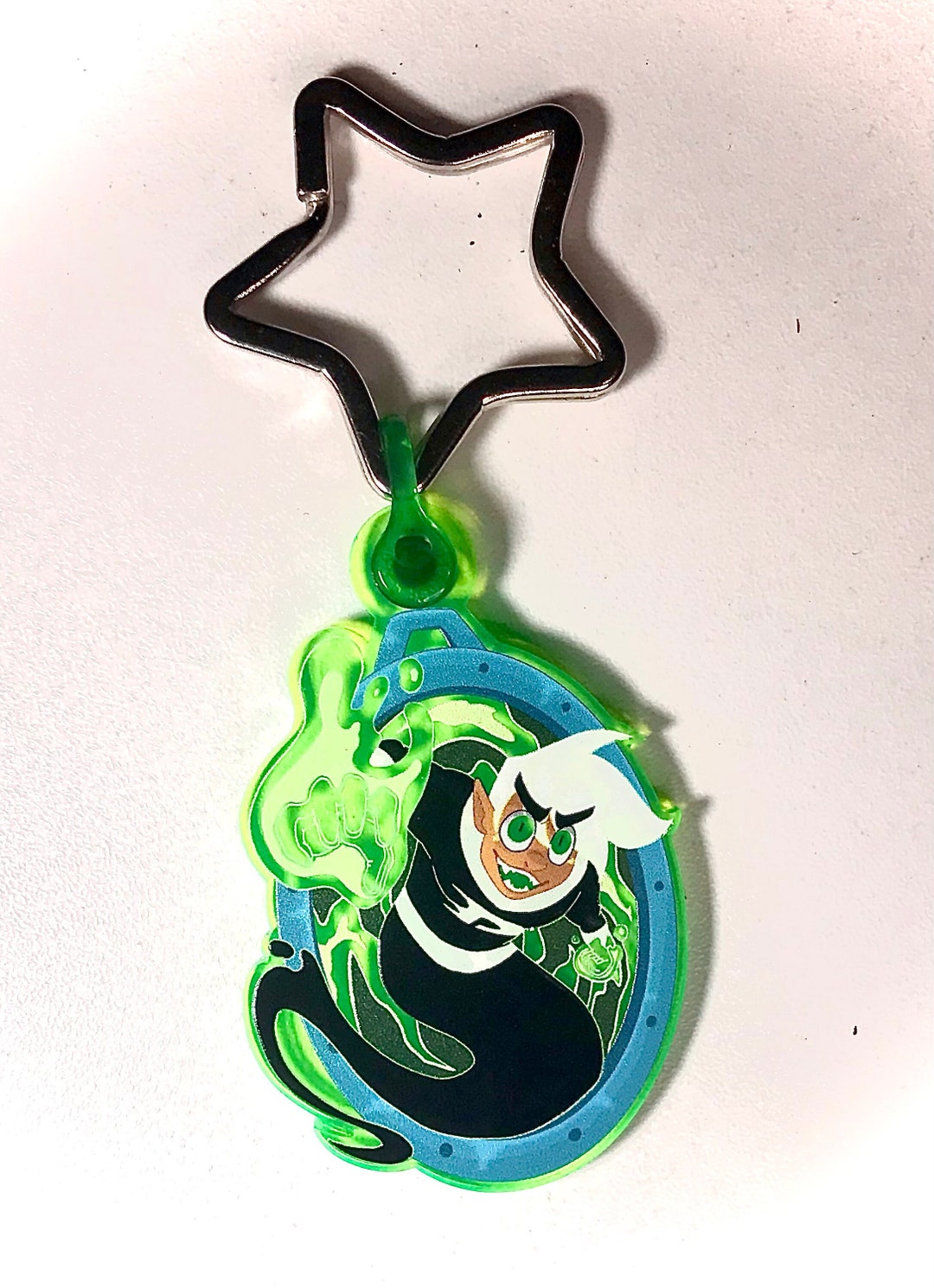 Danny Phantom Florescent Keychain - Etsy