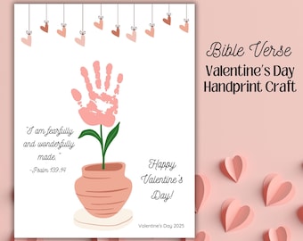 Religious Valentine's Day Coloring Page Bible Verse Valentine's Craft ...