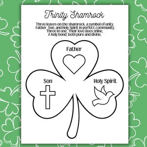 st patrick trinity coloring pages