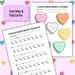 Conversation Hearts Math Packet: Valentine's Day Activity (PDF) - Etsy