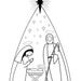 Nativity Scene Coloring Pages: Holy Family Christmas Crafts (digital ...