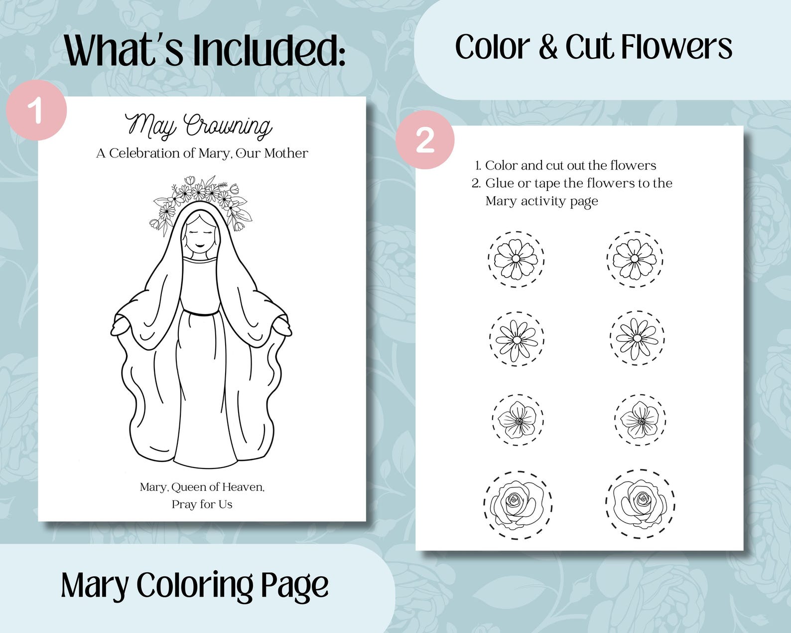 May Crowning Activity May Crowning Coloring May Crowning Craft May ...