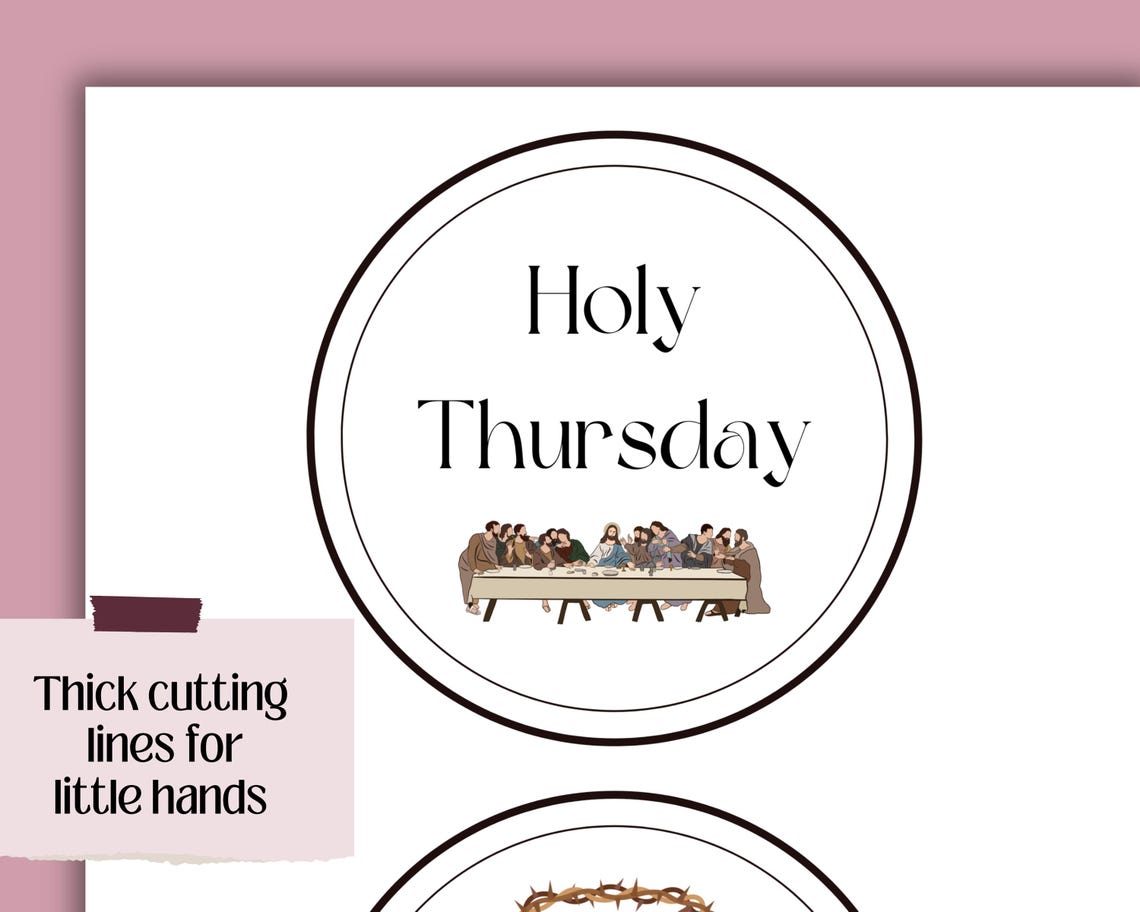 2025 Lent Garland: Ash Wednesday Activity, Christian Decor (digital ...