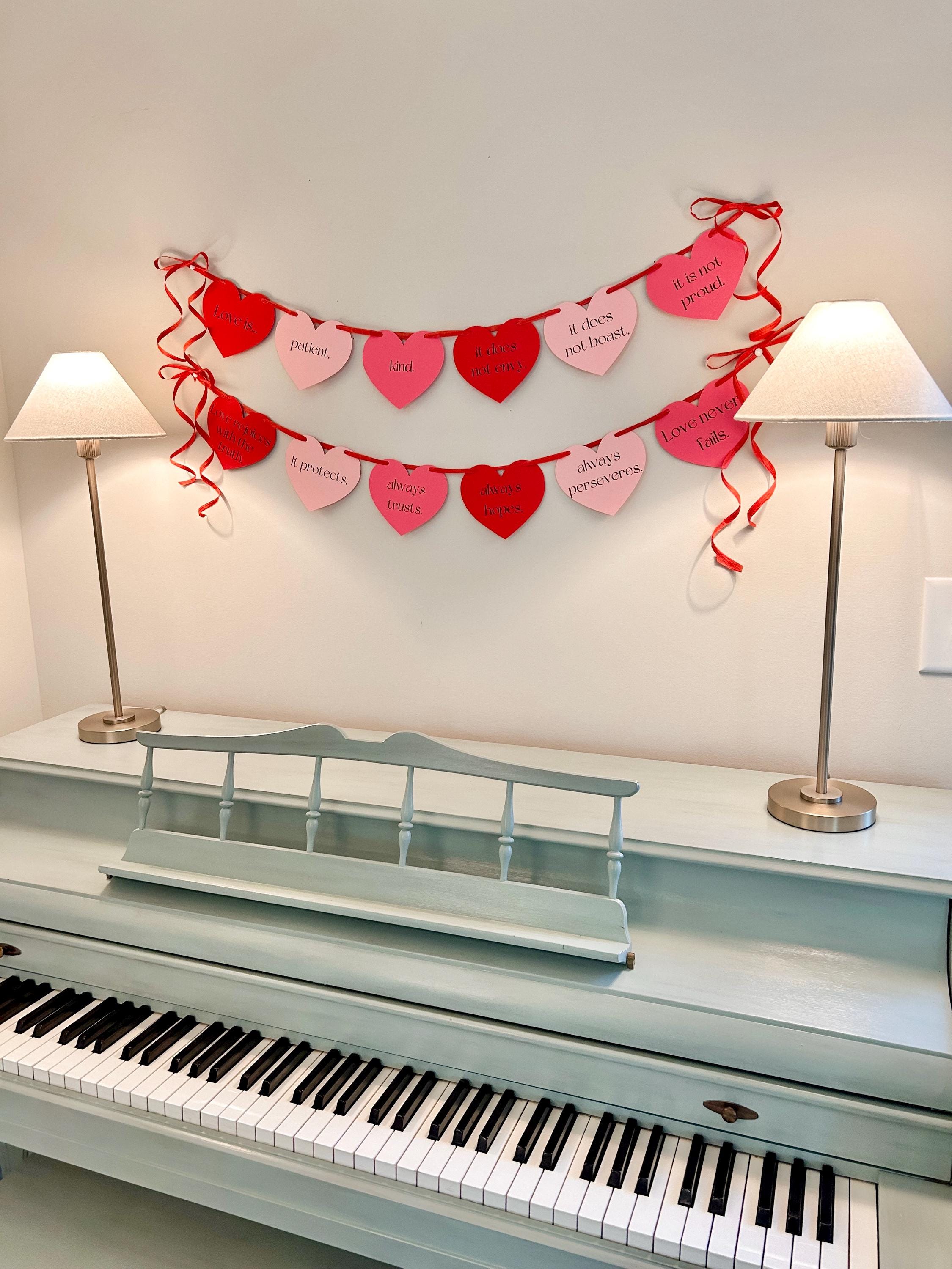 Love is Patient Garland: Christian Valentine's Craft (digital Download ...