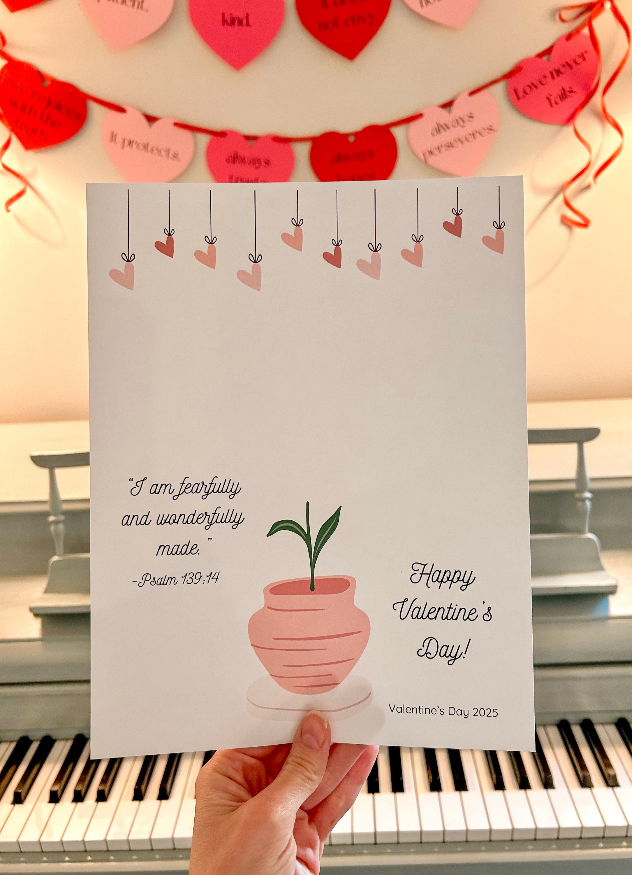 Valentine's Day Handprint Craft Religious Valentine's Day Activity ...