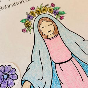 May Crowning Activity May Crowning Coloring May Crowning Craft May ...