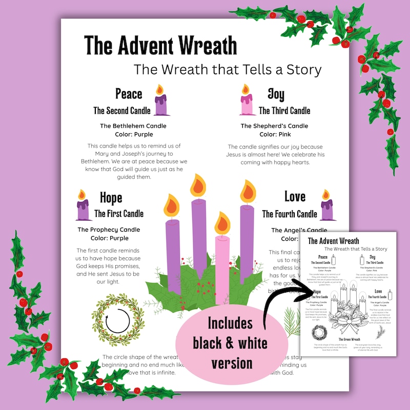 Advent Wreath - Etsy