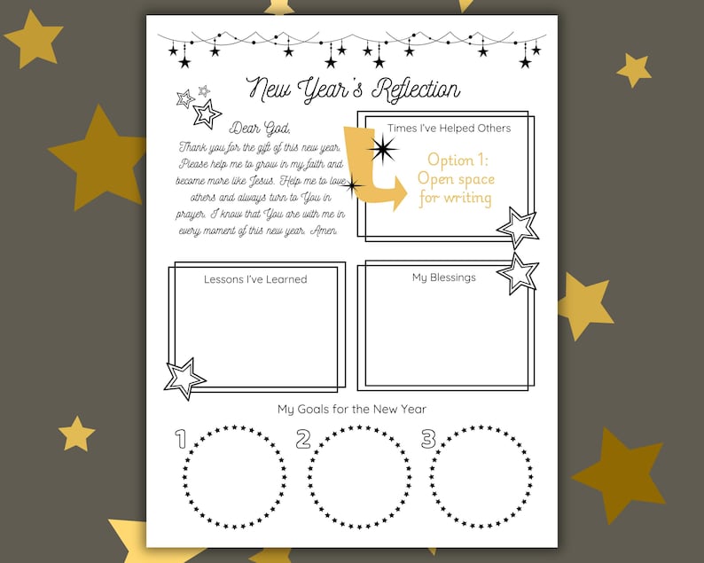 Religious New Year's Reflection Christian New Year's Resolutions ...