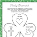 St. Patrick's Day Trinity Shamrock Coloring Page (digital Download) - Etsy