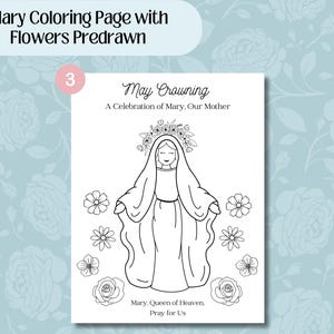 May Crowning Activity May Crowning Coloring May Crowning Craft May ...