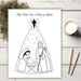 Nativity Scene Coloring Pages: Holy Family Christmas Crafts (digital ...
