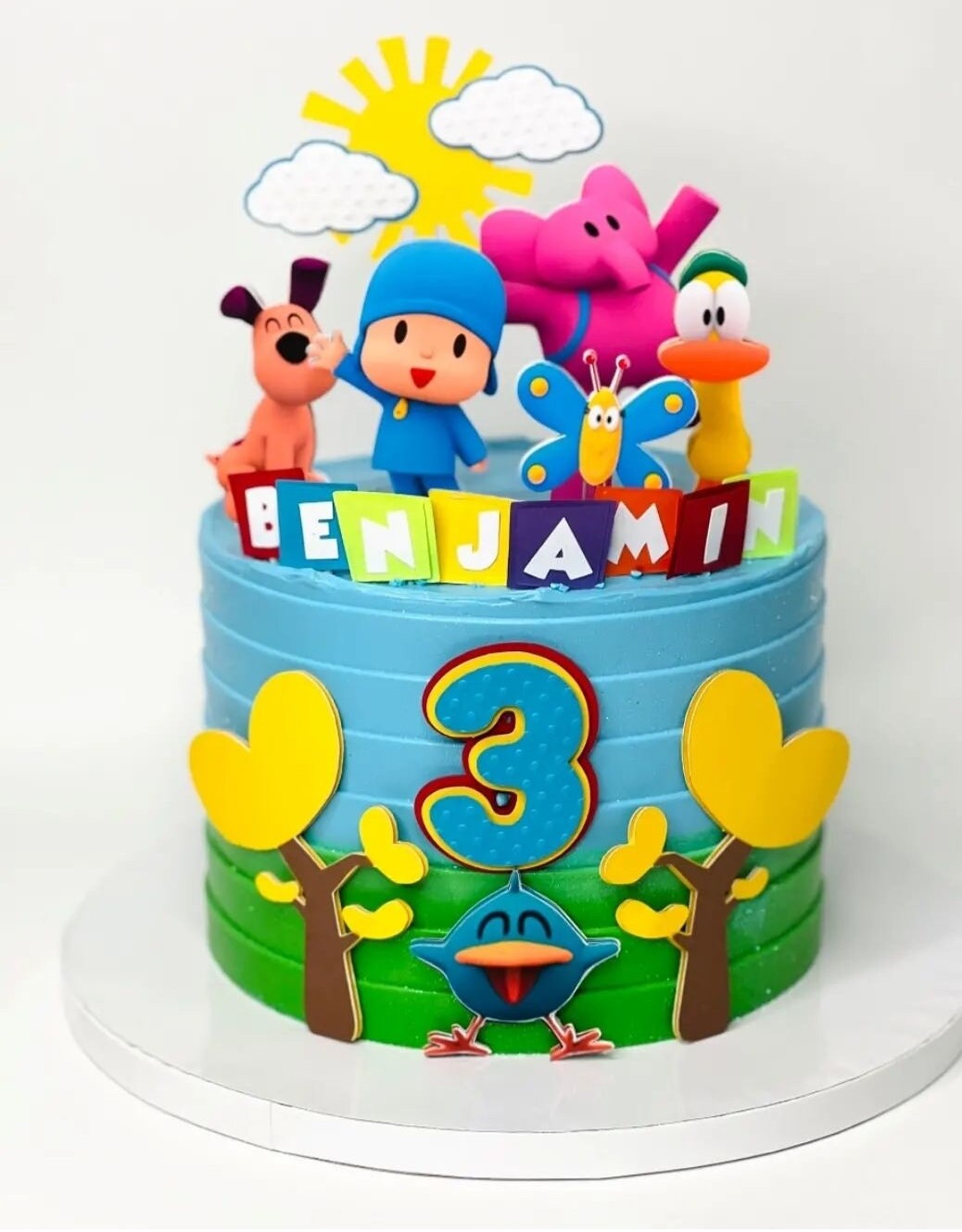 Pocoyo Cake Figurines
