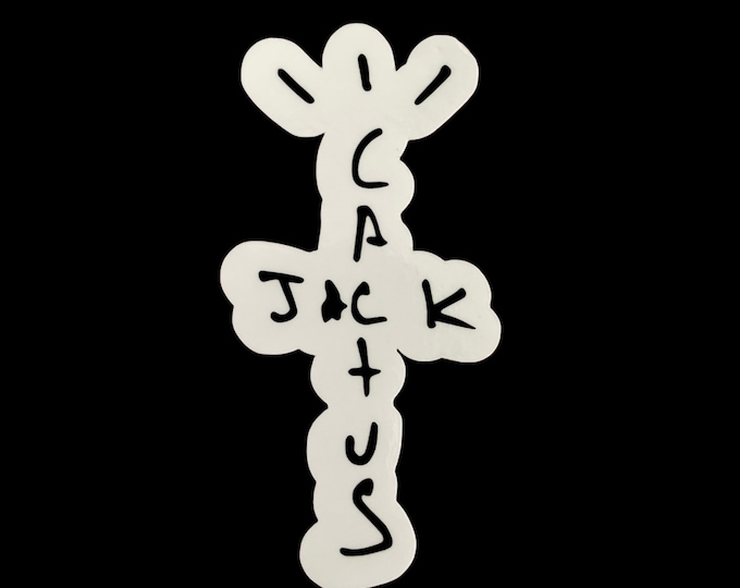 Cactus Jack Logo Sticker Travis Scott Sticker Jackboys - Etsy