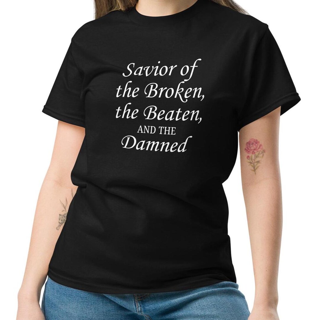 The Black Parade T-shirt: Savior of the Broken, Beaten, Damned - Etsy