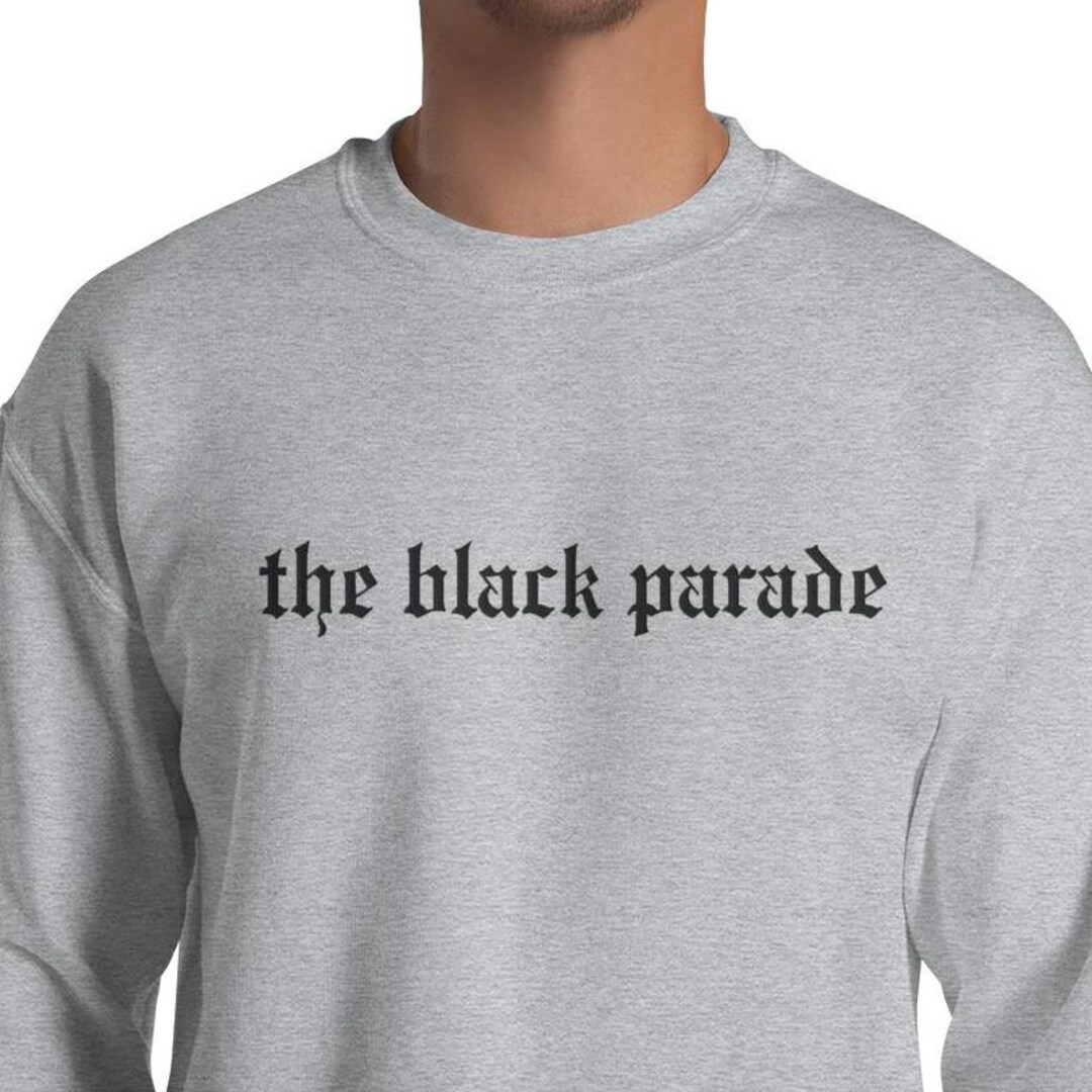 The Black Parade Embroidered Sweatshirt Elder Emo Crew Neck, MCR ...