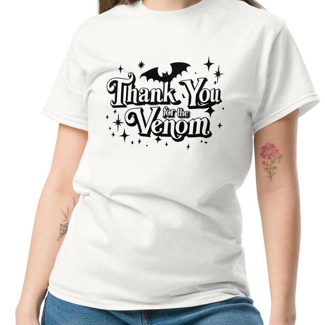 MCR Inspired T-shirt: Thank You for the Venom, Elder Emo Tee - Etsy