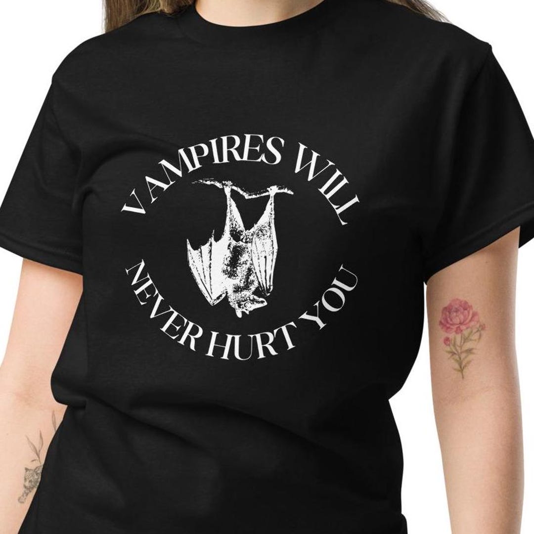 Vampires Will Never Hurt You T-shirt, My Chemical Romance Inspired ...