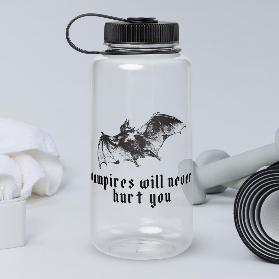 Vampires Will Never Hurt You Water Bottle MCR Merch Emo Gift Cup - Etsy