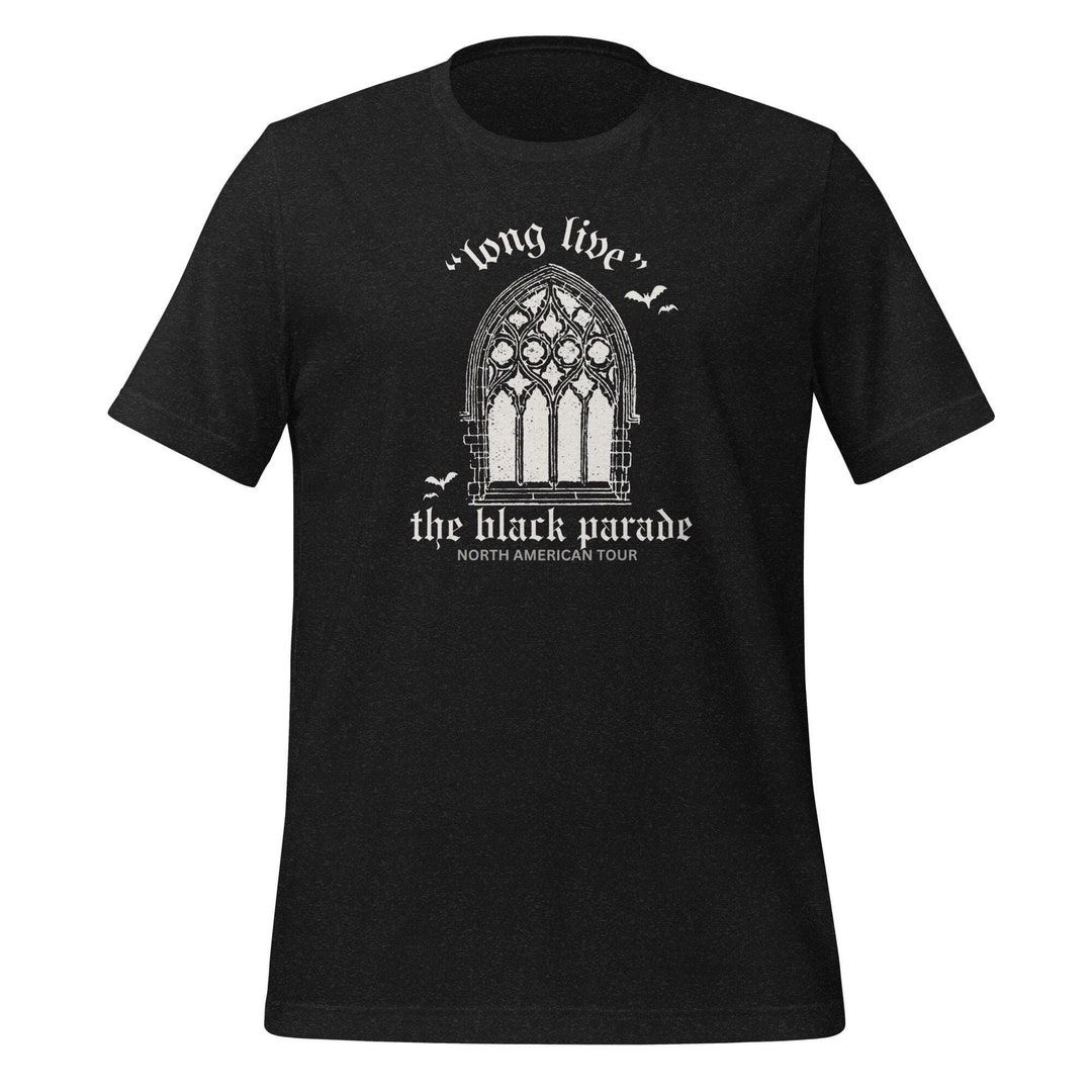 Long Live the Black Parade Shirt | MCR Inspired Tour Concert Tee | Emo ...