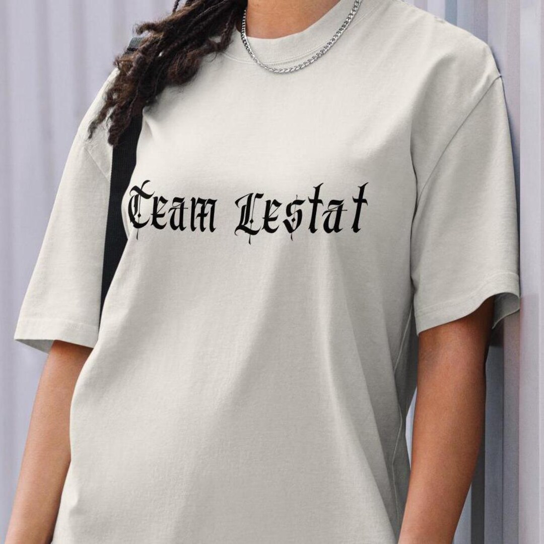 Team Lestat Oversized Faded T-shirt, Vampire Shirt, Lestat De Lioncourt ...