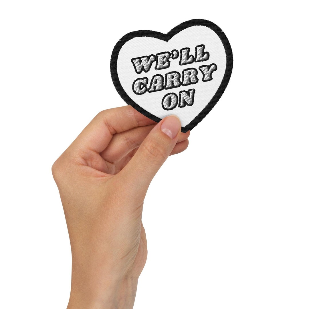 We'll Carry on MCR Embroidered Patch | Elder Emo Goth Patch, the Black ...