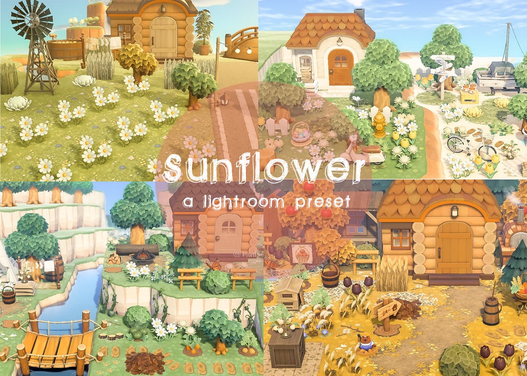Sunflower Preset, ACNH Preset, Lightroom Preset - Etsy