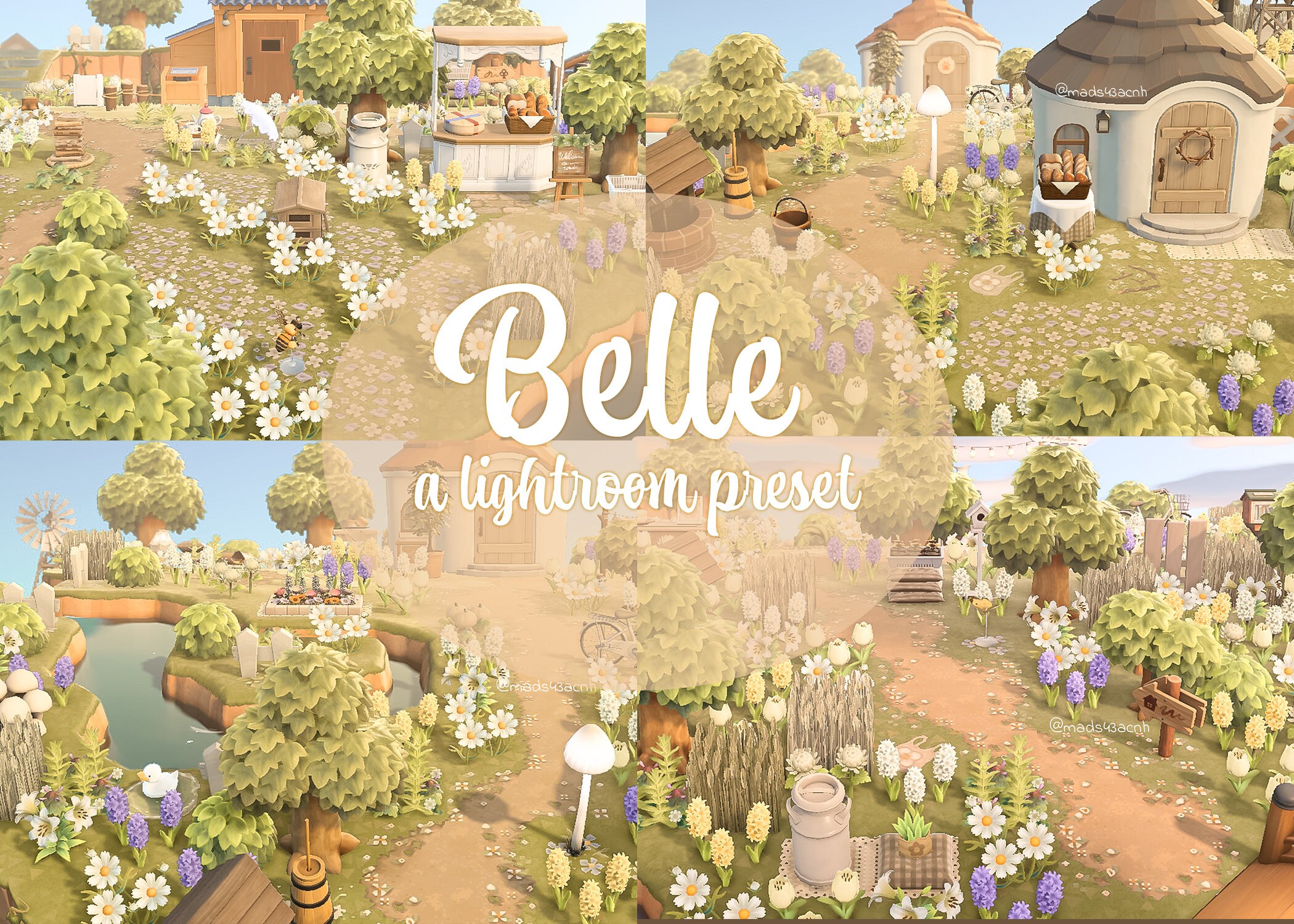 Belle Preset, ACNH Preset, Spring Preset, Instagram Preset, ACNH ...