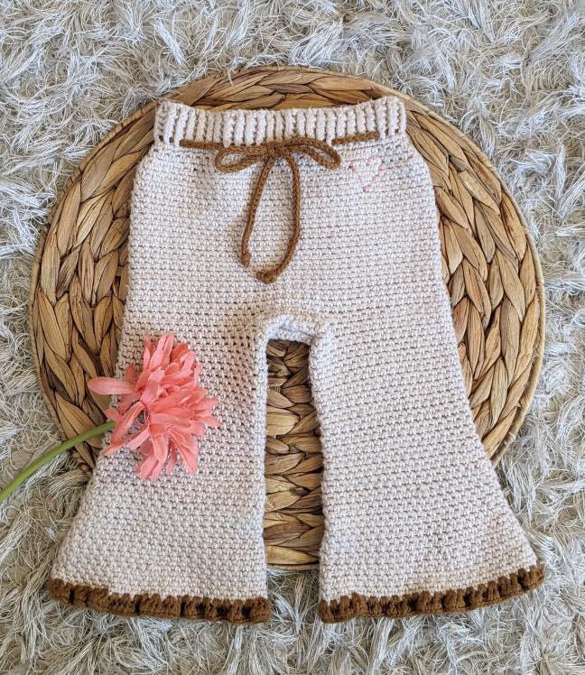 CROCHET PATTERN // Baby Flare Pants // Crochet Baby Pants // Sizes 0-18 ...
