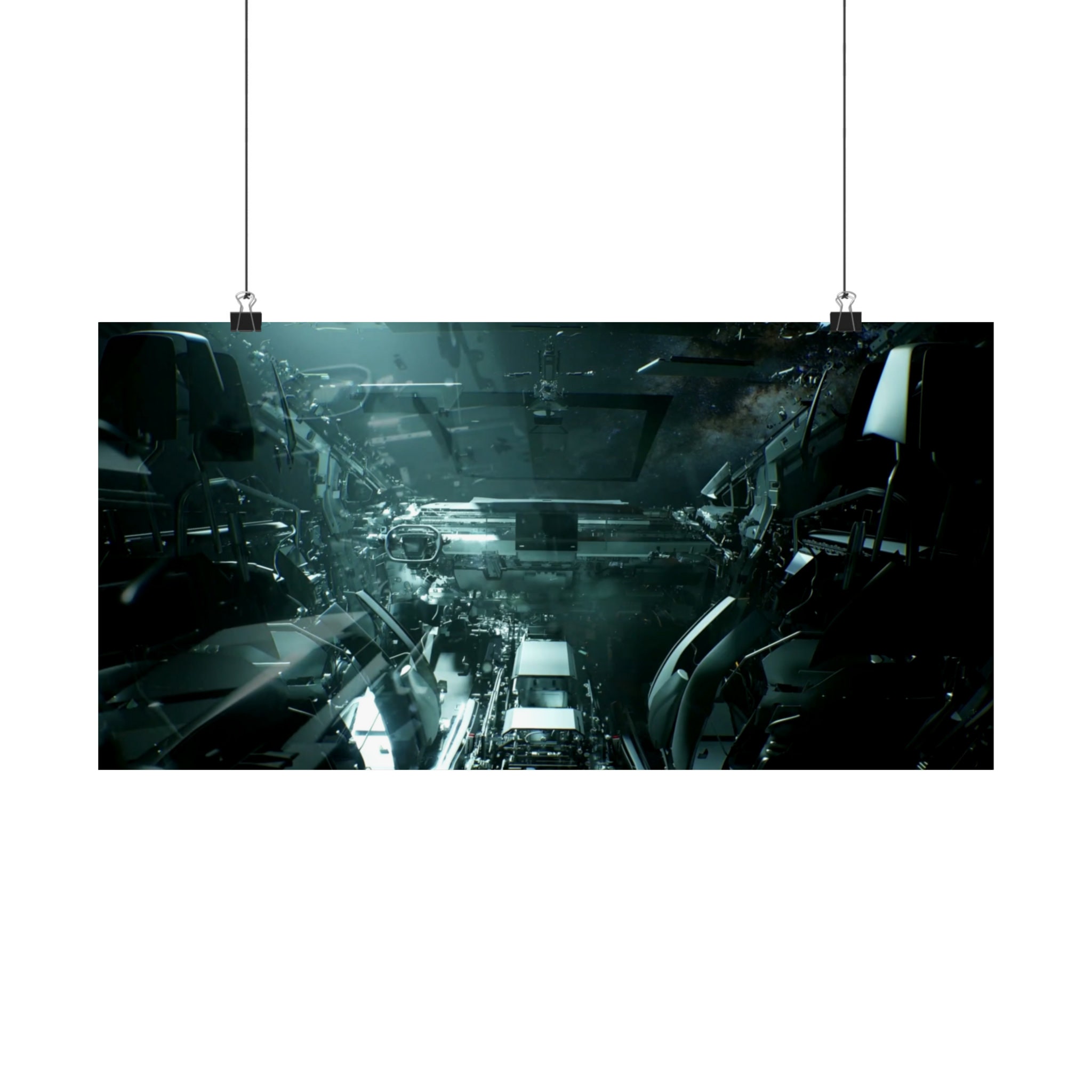 Tesla Cybertruck Exploded View From Inside V1 Matte Poster - Etsy