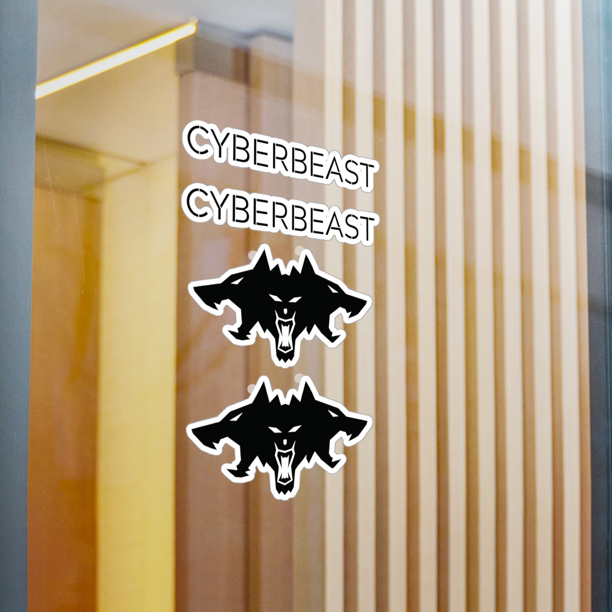 Cybertruck Beast Mode CYBERBEAST Kiss-cut Vinyl Decals, Cool Tesla ...