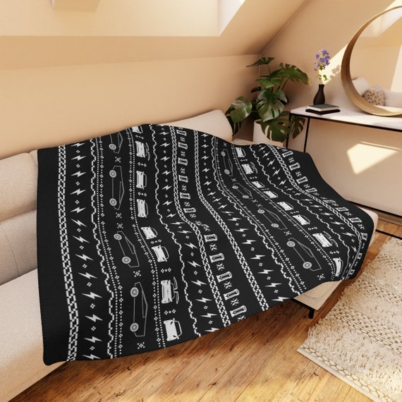Tesla throw blanket store
