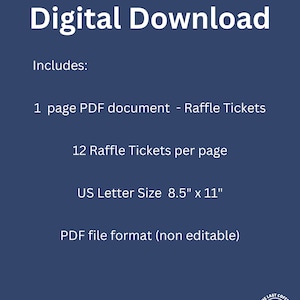 Printable Raffle Tickets: DIY Sweepstakes Entry Form (PDF) - Etsy Canada