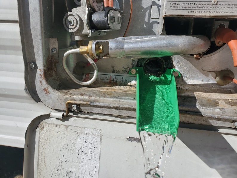 RV Travel Trailer Camper Water Heater Drain Funnel for - Etsy